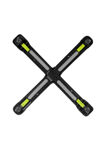 Auto Adjust SX26 Bar Height Flip Top Stackable Table Base Black | In S – Nufurn Commercial Furniture