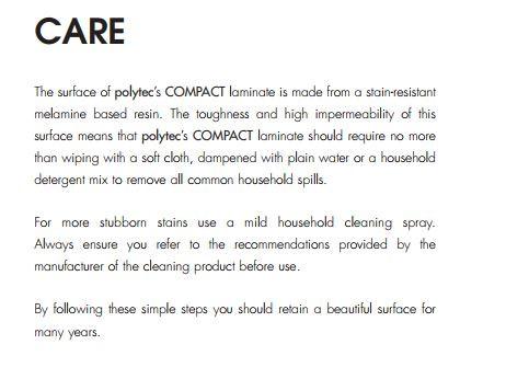 Polytec Smooth (13mm) Compact Laminate Table Tops – Nufurn Commercial ...